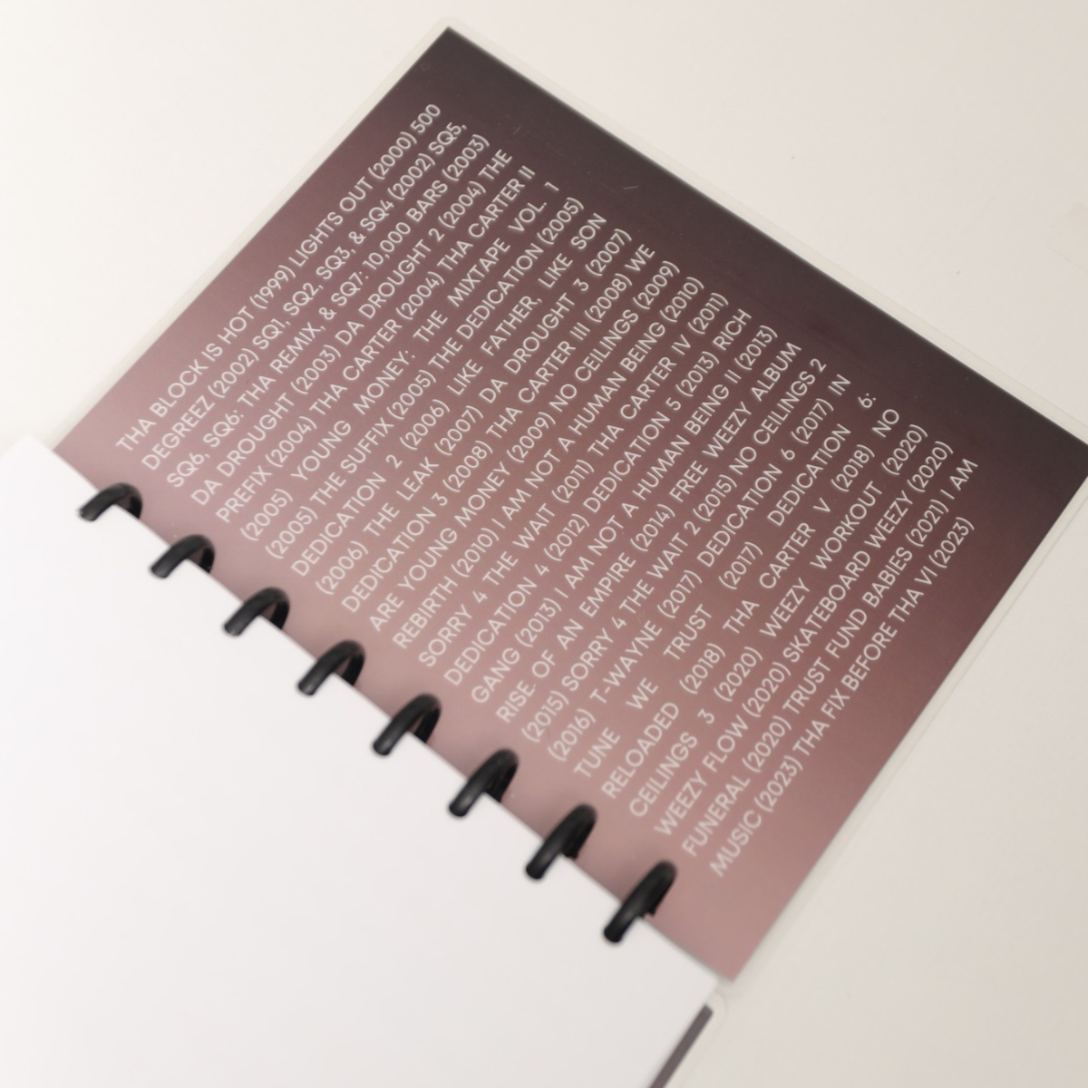 The OG II: Lil Wayne Edition– Project Chick Planner